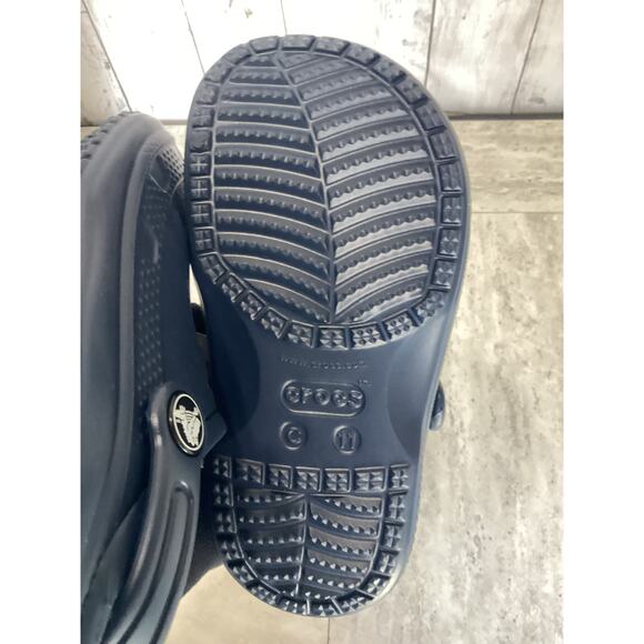 CROCS | Shoes | Crocs Baya Lined Clog Little Kid Size C1 Navy Blue Nwt ...